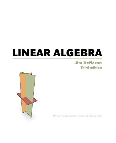 Linear Algebra 3rd Edition by Jim Hefferon (PDF) | sci-books.com