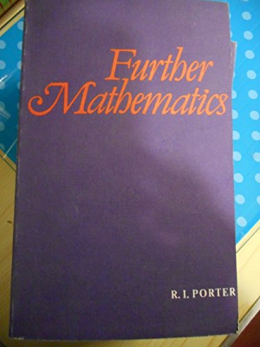 Further Mathematics By R I Porter PDF Sci books Further Mathematics By R I Porter PDF Sci books