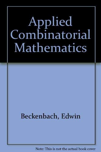Applied Combinatorial Mathematics by Edwin Beckenbach (PDF) | sci-books.com