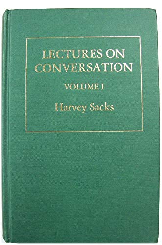 Lectures on Conversation by Harvey Sacks (PDF) | sci-books.com