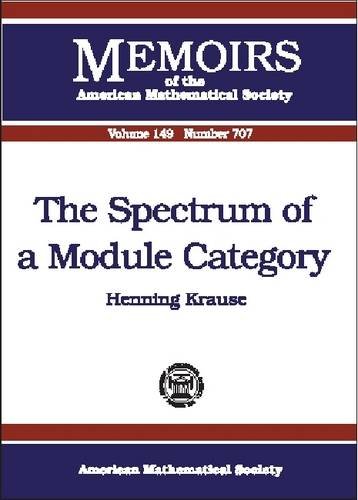 The Spectrum of a Module Category (Memoirs of the American Mathematical ...