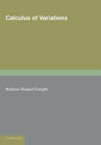 Calculus of Variations by Andrew Russell Forsyth (PDF) | sci-books.com