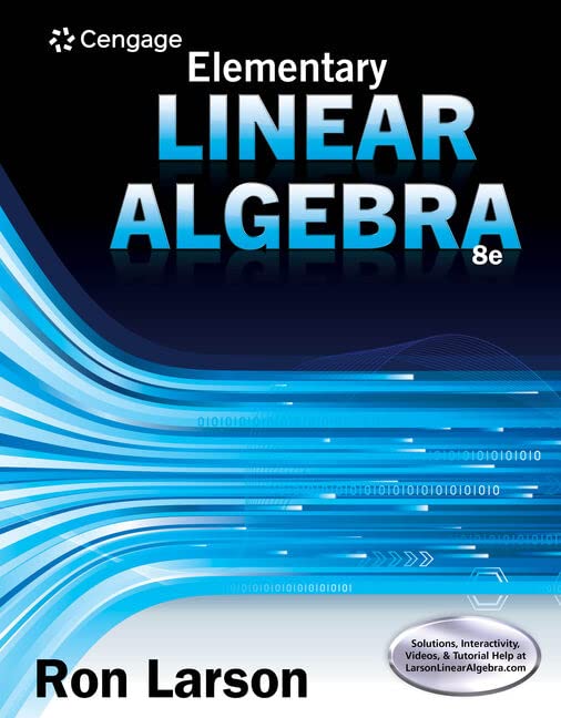 Elementary Linear Algebra 8th Edition by Ron Larson (PDF) | sci-books.com