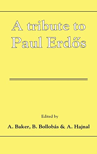 A Tribute to Paul Erdos by A. Baker (PDF) | sci-books.com