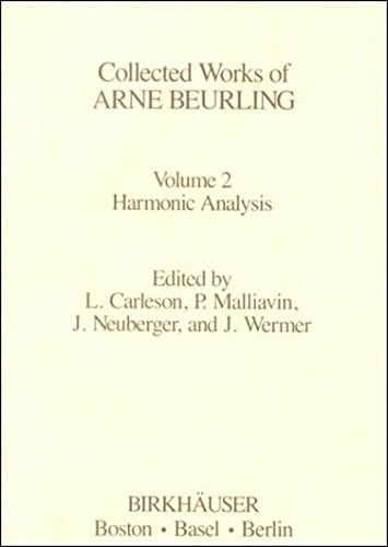 The Collected Works of Arne Beurling: Harmonic Analysis (Contemporary ...