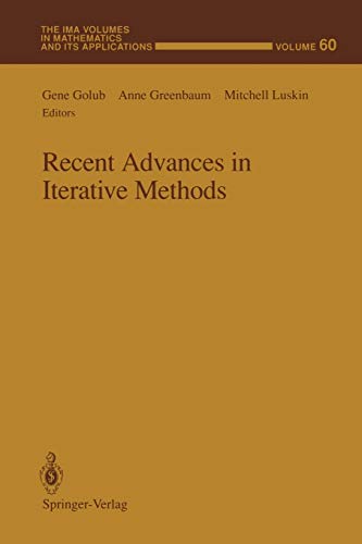 Recent Advances in Iterative Methods by Gene Golub (PDF) | sci-books.com Recent Advances in Iterative Methods by Gene Golub (PDF) | sci-books.com
