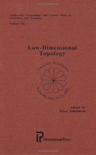 Low Dimensional Topology Conference Proceedings And Lecture Notes In