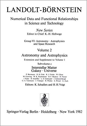 Interstellar Matter, Galaxy, Universe / Interstellare Materie, die ...