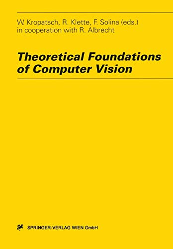 Theoretical Foundations of Computer Vision (Computing Supplementa, 11) by Walter Kropatsch (PDF ...