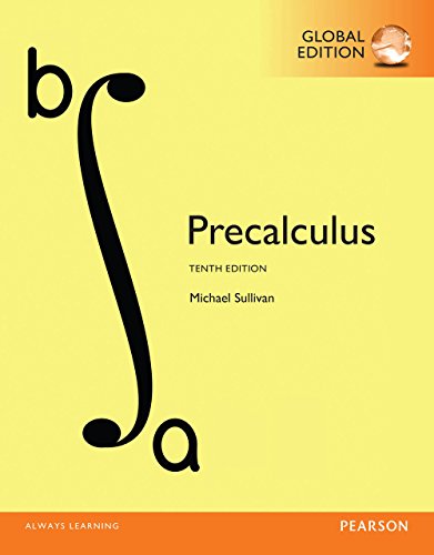 Precalculus, Global Edition by Michael Sullivan (PDF) | sci-books.com