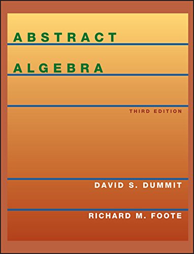 Abstract Algebra, 3rd Edition 3rd Edition by David S. Dummit (PDF ...