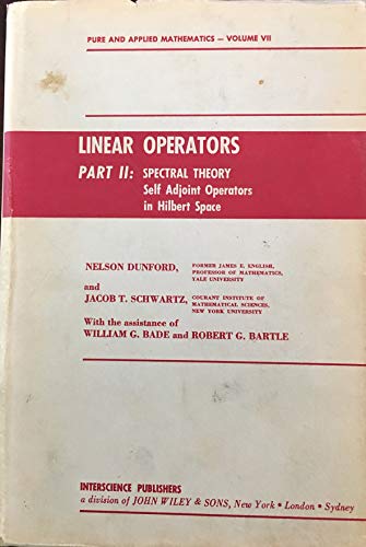 Linear Operators Part Ii Spectral Theory Self Adjoint Operators In 0467