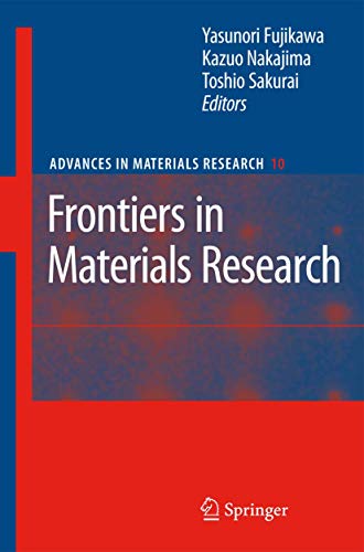 Frontiers in Materials Research (Advances in Materials Research, 10 ...